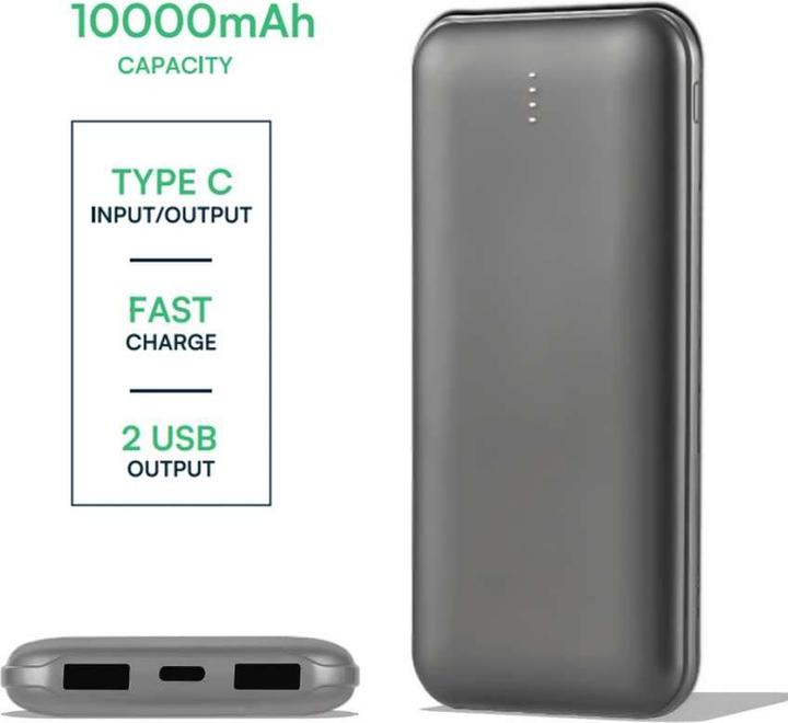 V-TAC VT3527 Power Bank 10000 mAhGrau - kaufen bei Galaxus