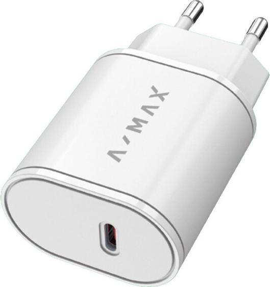 Aligator A-MAX Chytrá nabíječka A-MAX Power Delivery 20W USB-C / bílá ...