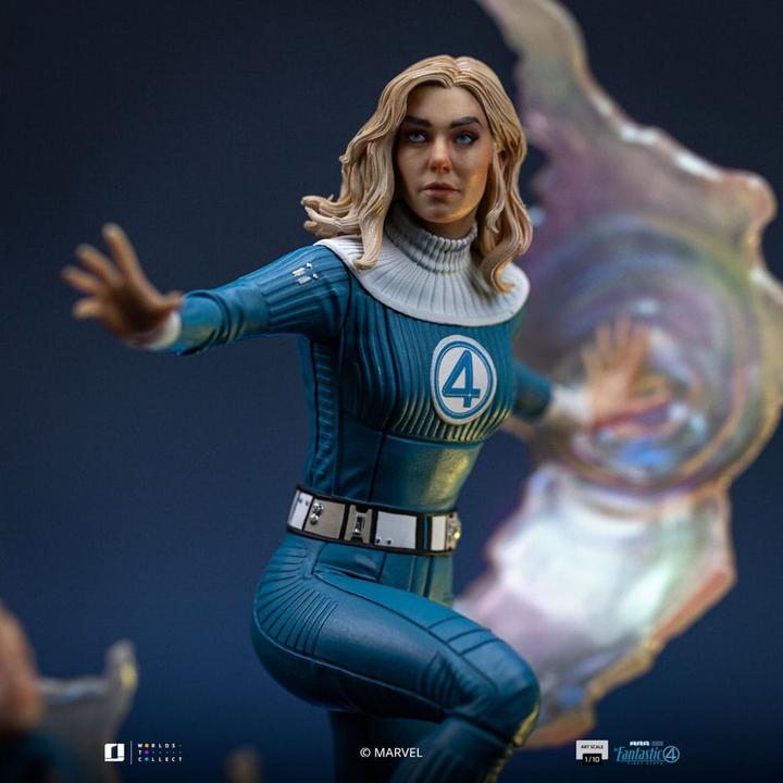 Iron Studios Fantastic Four Art Scale Statue 1/10 Invisible Woman and ...