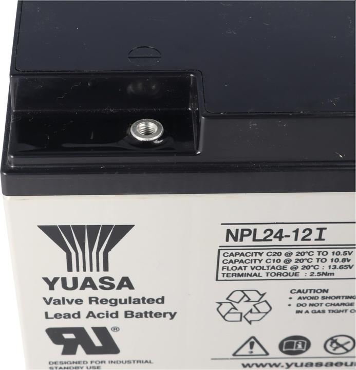 Yuasa Akku NPL24-12i PB, M5 versenkter Schraubanschluss
