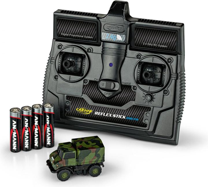 Bewertungen für Carson 1:87 MB Unimog U406 Camouflage 100% RTR (RTR ...