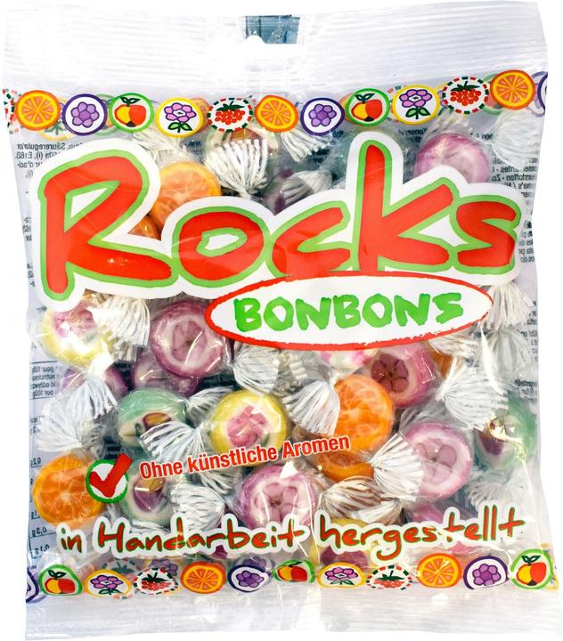 Pico Food Rocks Bonbons, Hartkaramellen Frucht Mischung, 150g
