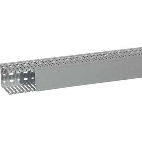Legrand Transcab PVC Open Slot Grey Panel Trunking 80mm x 100mm x 2m ...