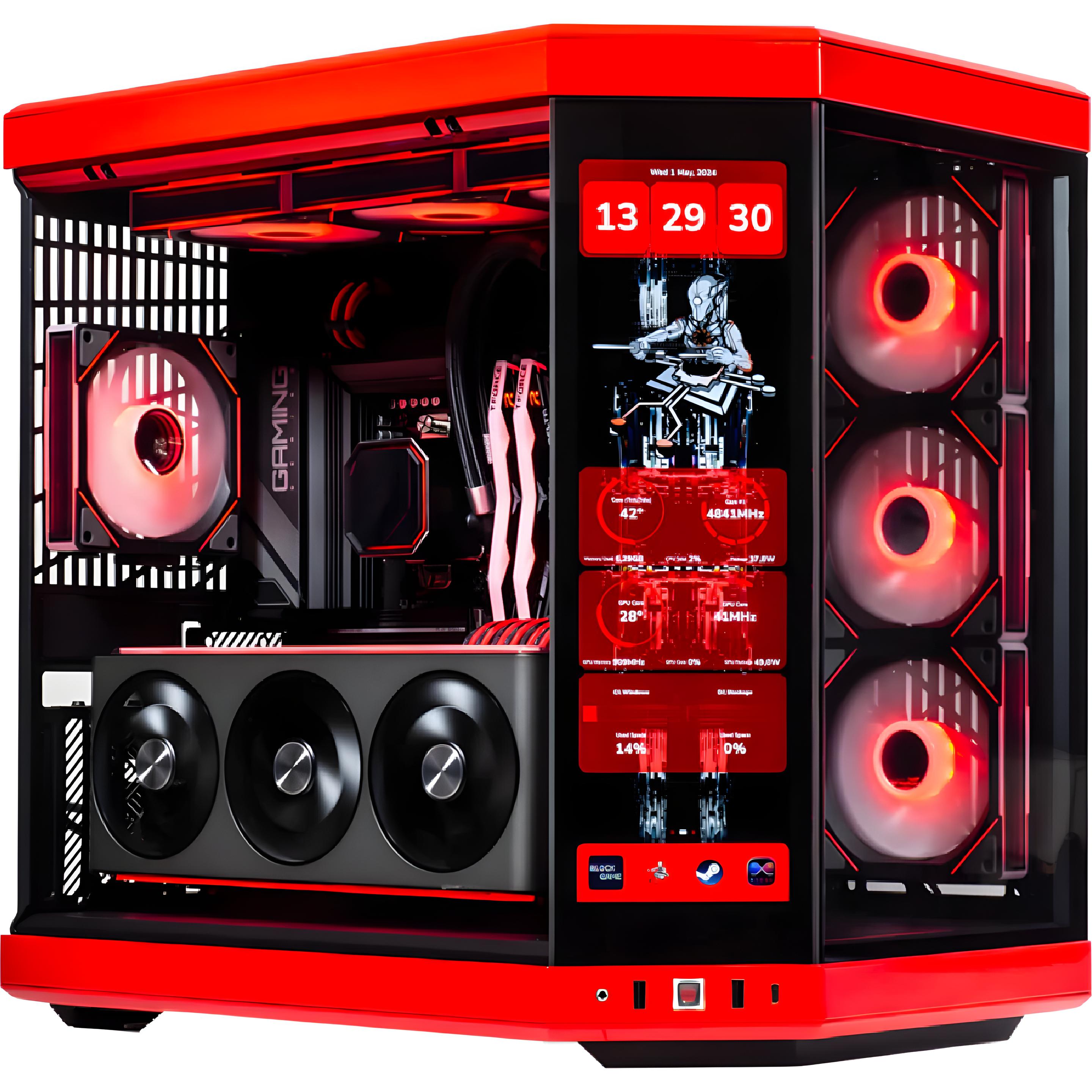 Avlano Inferno High-End Gaming PC RTX 5080, Red Edition - Digitec