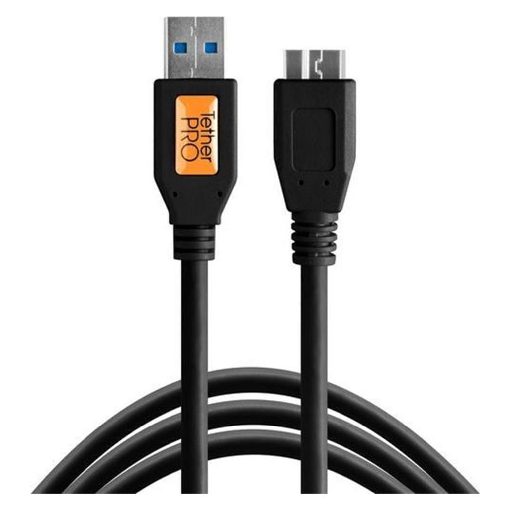 Tether Tools Kabel TetherPro USB 3.0 zu Micro-B, 0.3 m Schwarz (0.30 m ...