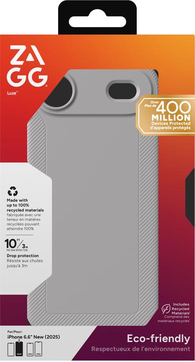 Zagg Case für Apple iPhone Air Luxe Snap gray (Apple iPhone 17) - Digitec