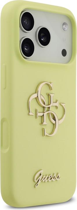 Guess Liquid Silicone 4G Metal Logo für Apple iPhone 17 Pro - yellow ...