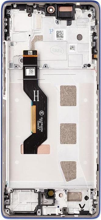 Motorola G85 LCD Display + Touch Unit + Front Cover Blue (Service Pack ...