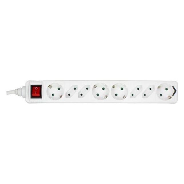 MicroConnect Power Strip 8 port 3M White - kaufen bei Galaxus - Galaxus