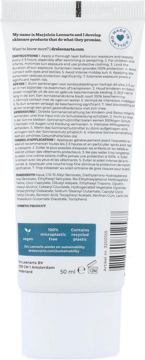 Drs Leenarts Sonnenpflege SPF30 für normale und sensible Haut ohne ...