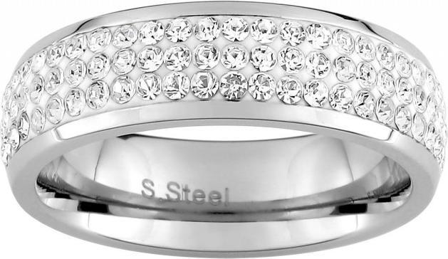 Emilia Ring - Steel - Crystal (56, Steel) - buy at Galaxus