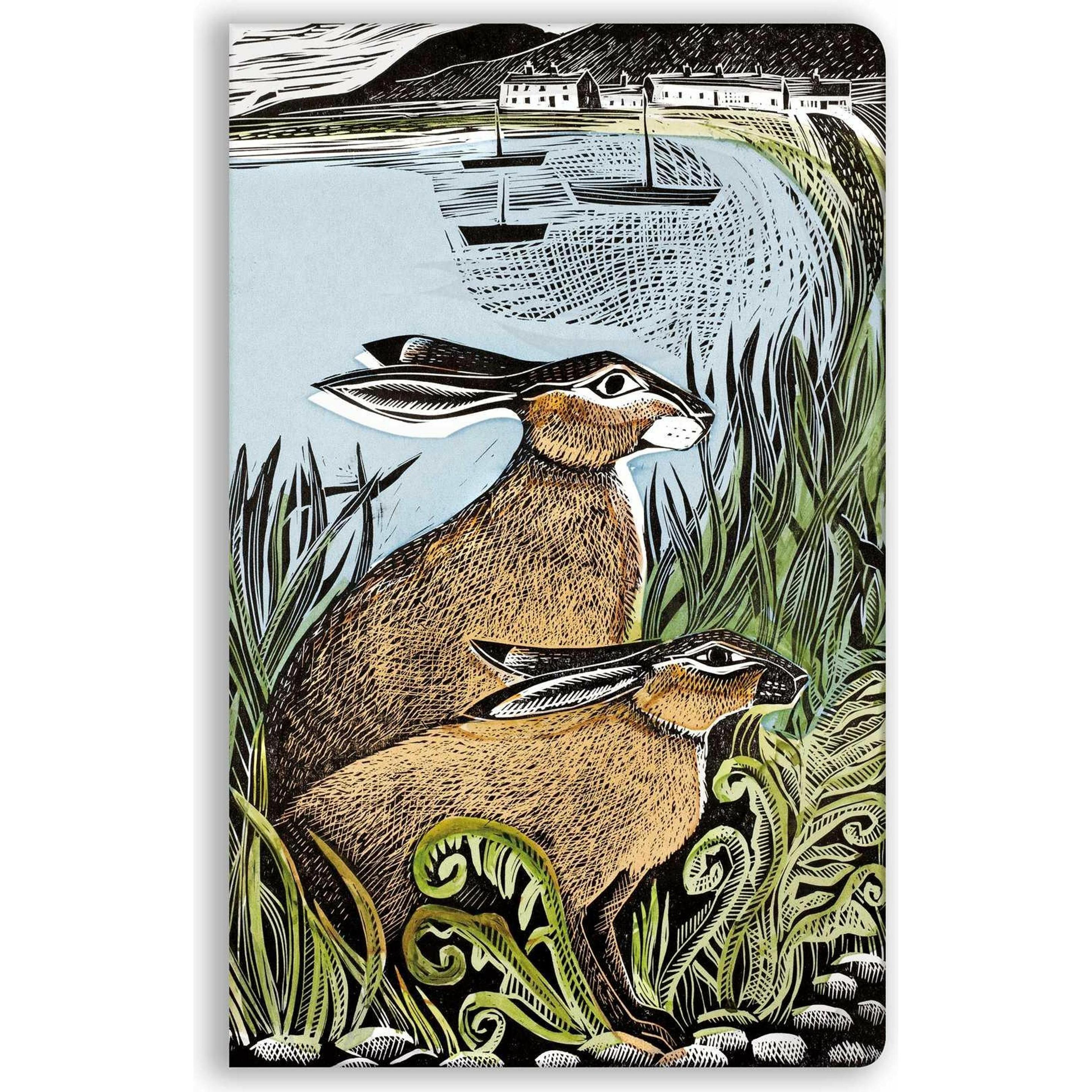 Flame Tree Angela Harding: Rathlin Hares (Soft Touch Journal) - Digitec