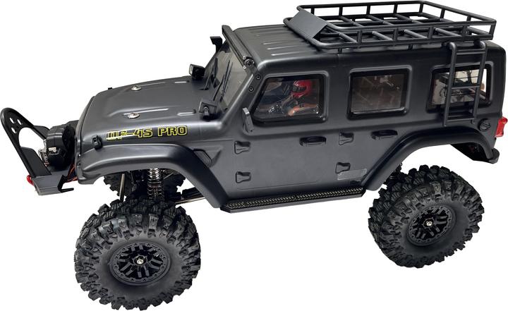 DF-Models DF-4S PRO BL Crawler 1:10 Scale RTR - Flat Black (RTR Ready ...