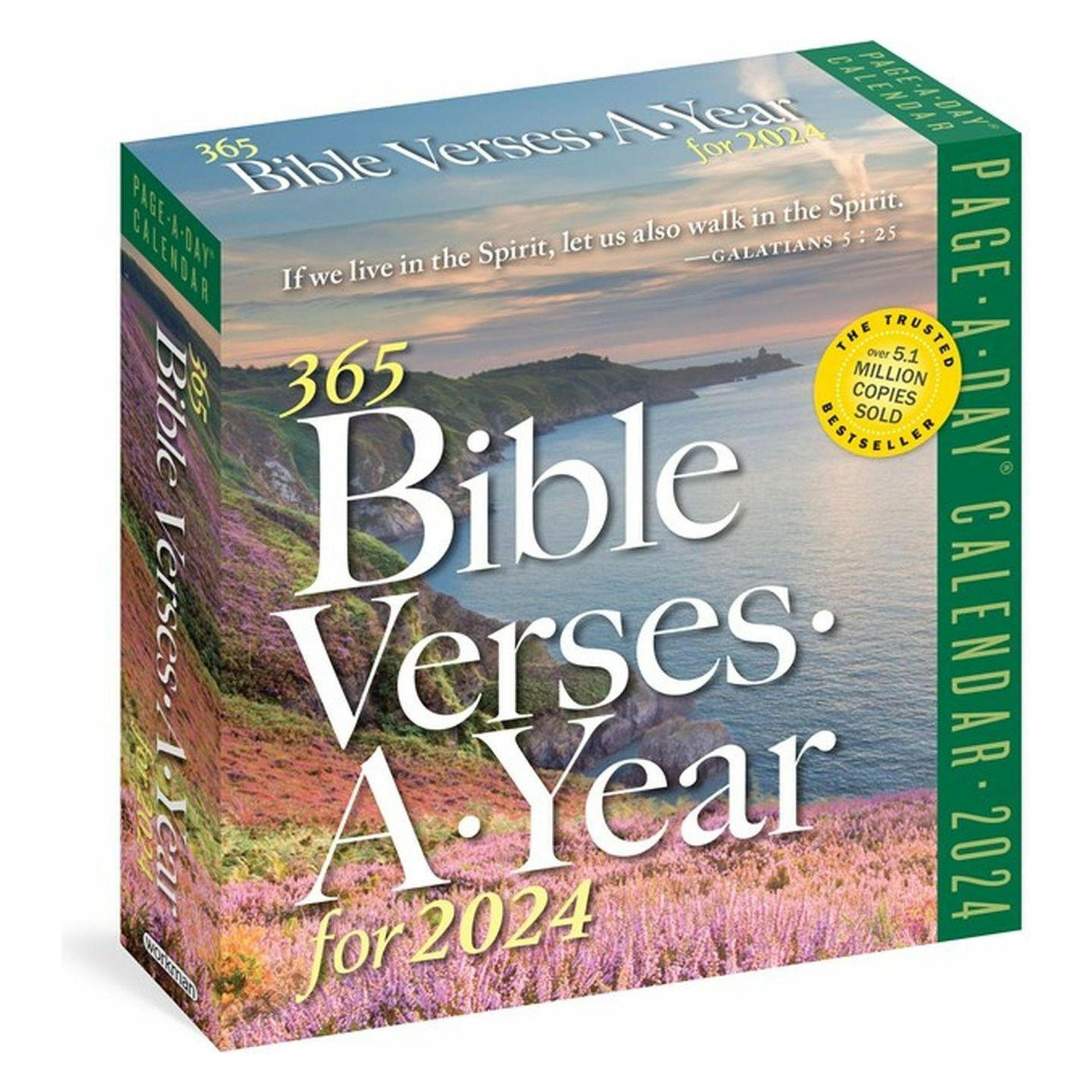 365 Bible Verses-a-Year for 2024 Page-a-Day Calendar - Digitec