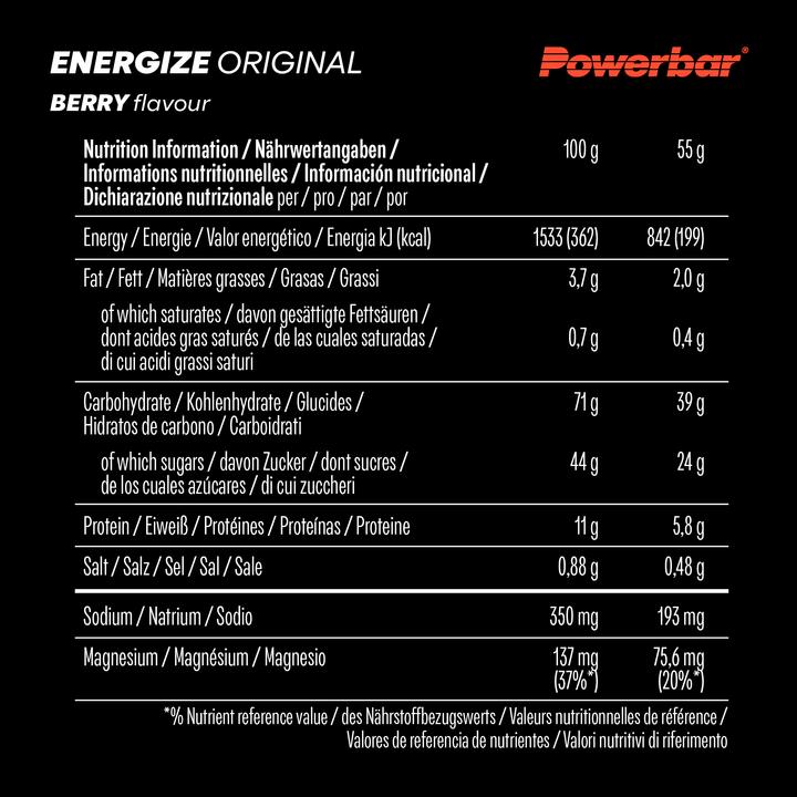 Powerbar Energize Original (825 g, 15 pcs) - acheter sur Galaxus