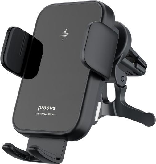 Proove Wireless Charging Car Holder Triple Clamp Pro 15W, Grey - Galaxus