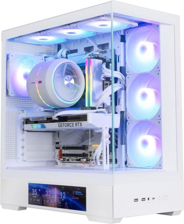 Zalman Boitier Moyen Tour ATX P40 DS RGB avec panneaux vitrés (Blanc ...