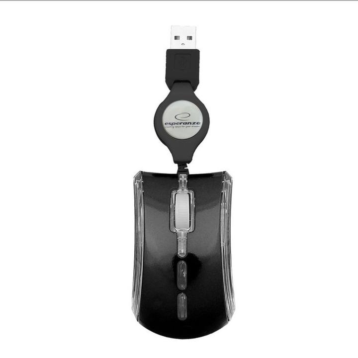 Esperanza Celaneo 3d Wired Optical Mouse USB With Retractable Cable ...