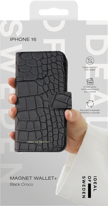iDeal Of Sweden Magnet Wallet+ iPhone 16 Black Croco - buy at Galaxus ...