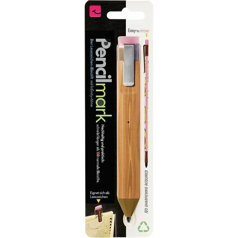 Bookchair Pencilmark (Wood) - der superflache Bleistift mit Infinity ...