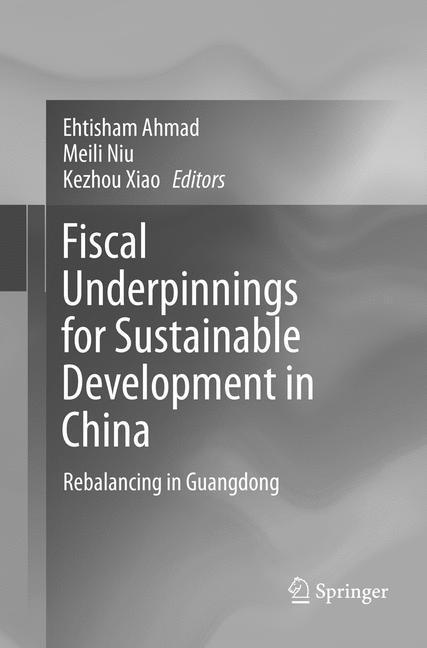 Springer Fiscal Underpinnings for Sustainable Development in China ...