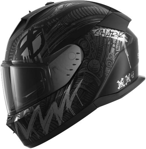 Shark D-SKWAL 3 SHIEVER MAT Unisex Integralhelm (M, 57 - 58 cm)