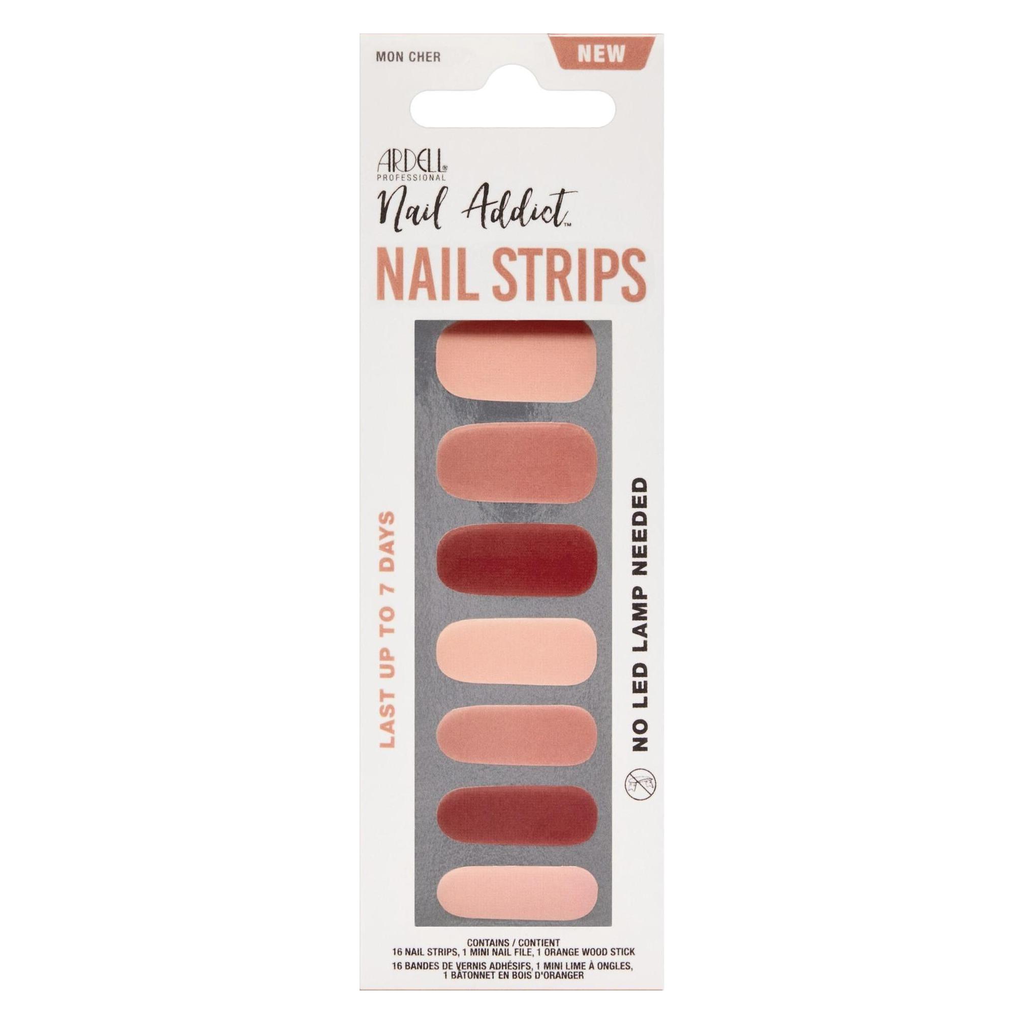 Ardell Nail Addict Nail Strips Mon Cher 16 Stk (Kunstnägel, Mehrfarbig ...