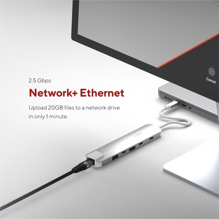 LINQ Connects 6in1 PRO USB-C Multiport Hub 140W (USB-C, 6 Ports) - Digitec