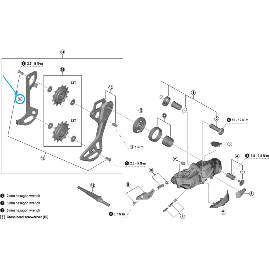 Shimano Leitblech RD-M9250 - buy at Galaxus