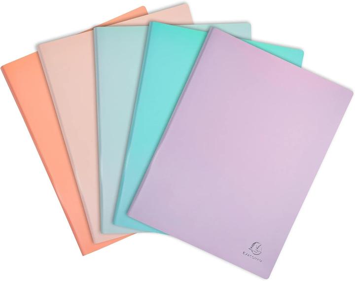 Exacompta Aquarel Semi-Rigid PP Display Books, A4, 60 Pockets ...