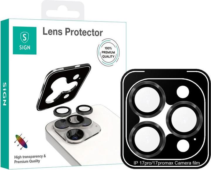 SIGN Lens protector in tempered glass for iPhone 17 Pro/17 Pro Max ...