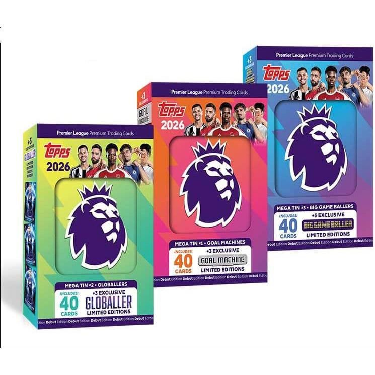 Topps Premier League 2025/26 Trading Cards Mega Tin (Deutsch ...