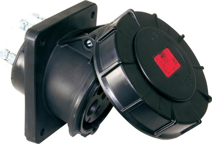 PCE Anbausteckdose schräg 63A 5p 6h IP66/67 Power Twist schwarz ...