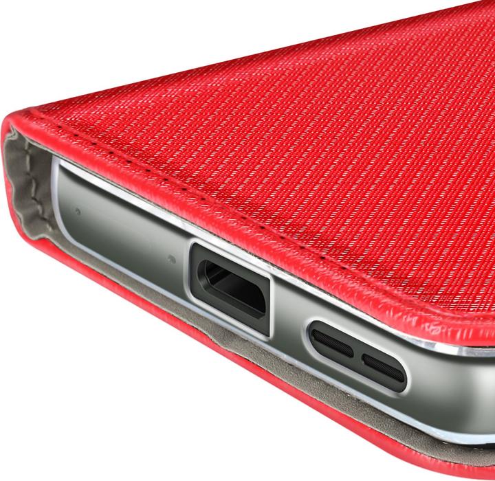OEM Back panel cover SMART CASE Book for MOTOROLA Edge 60 Pro red - Digitec
