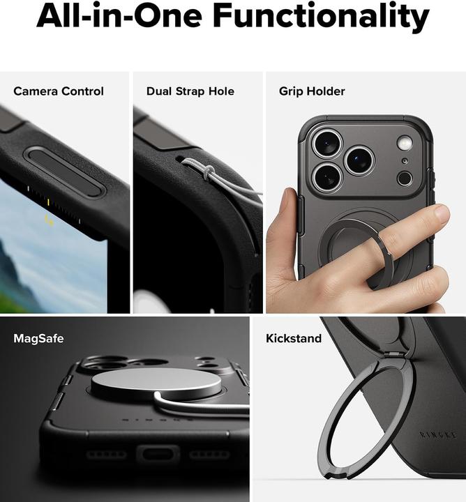 Ringke Alles Cover for iPhone 17 Pro Max Gun Metal - Digitec