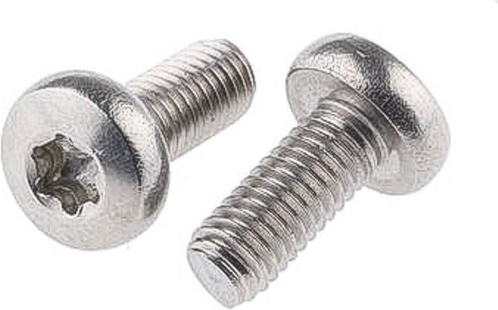 RS PRO Lens head hexagon socket screws, stainless steel A2, M1.6 x 8mm ...