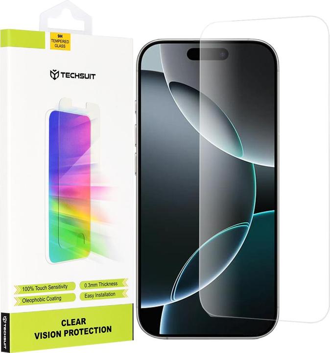 Techsuit - Clear Vision Glass - iPhone 16 Pro - Transparent - Digitec