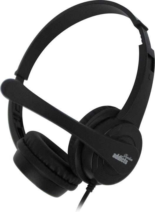 NGS VOX505USB Headphones & Headset Wired Headband USB Type-A Black ...