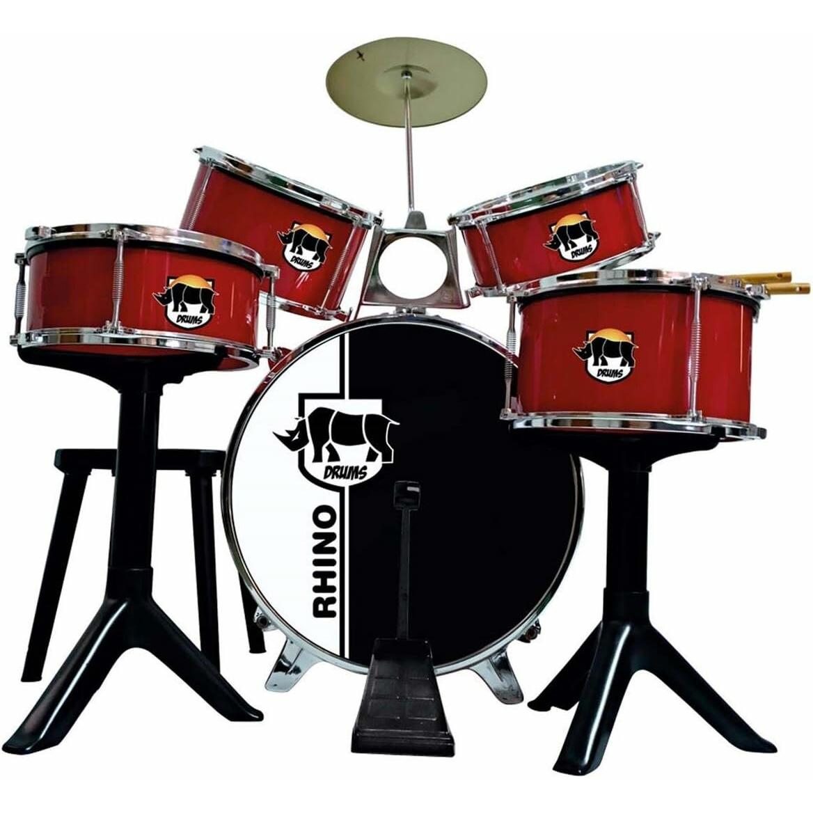 Reig Schlagzeug Rhino Drums Red 75 x 68 x 54 cm Kunststoff - Galaxus