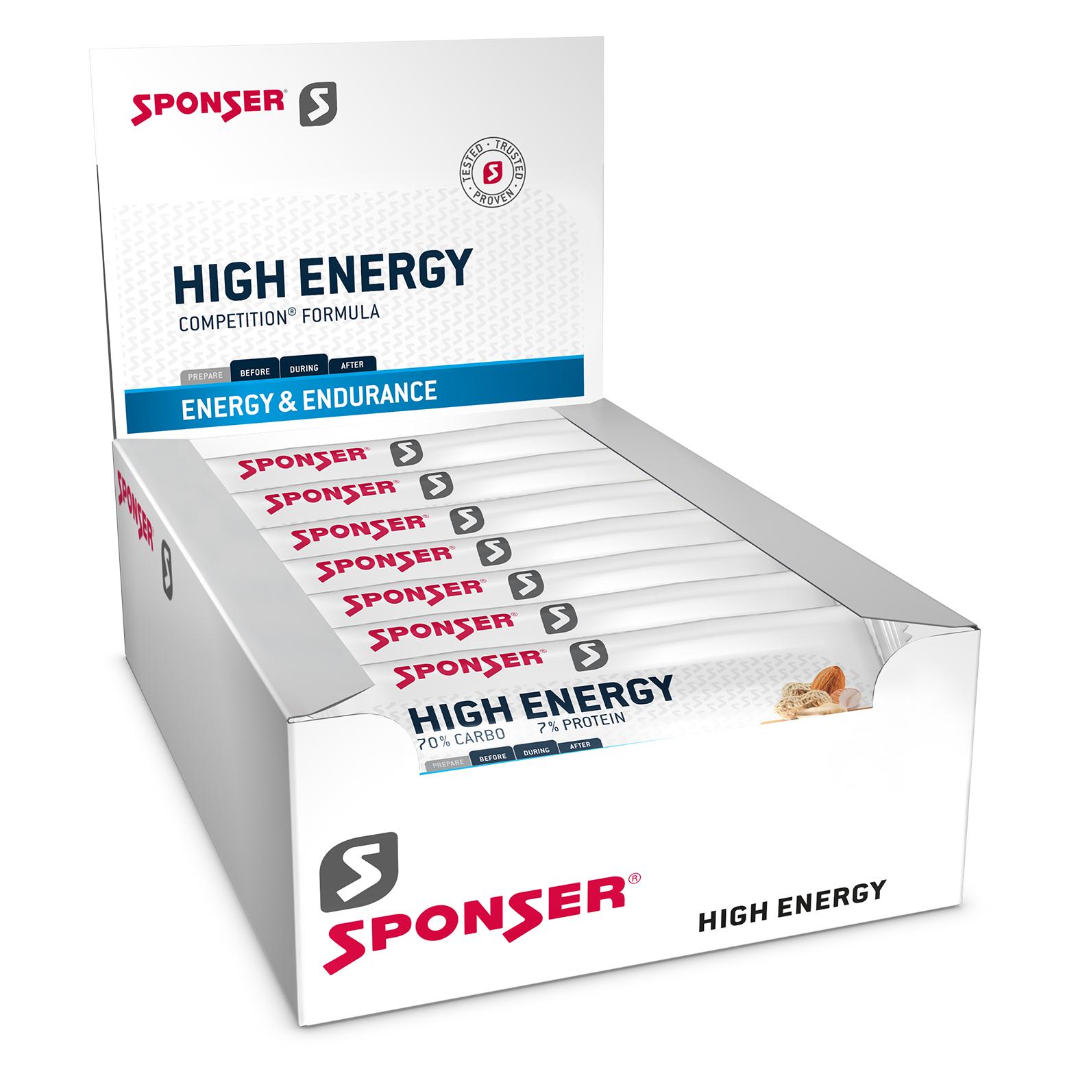 Sponser High Energy Bar (30 Stk., 1350 g) - kaufen bei Galaxus