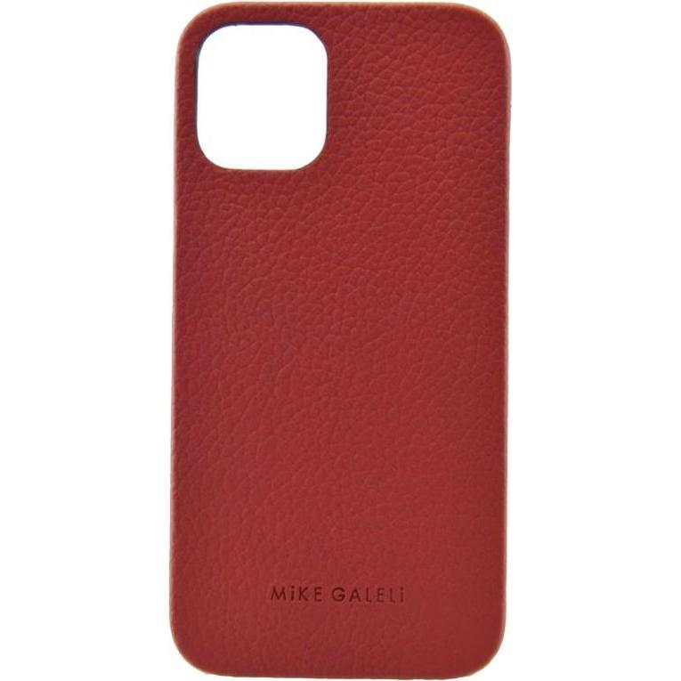 Mike Galeli Hard-Cover in Echtleder Lenny swiss red (Apple iPhone 12 ...
