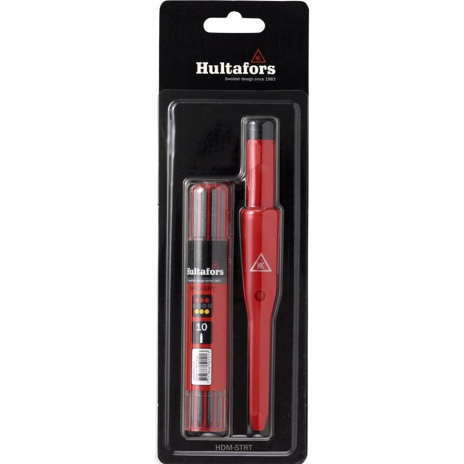 Hultafors dybhulsmarkør - Markør og refill med 10 fugtbestandige ...