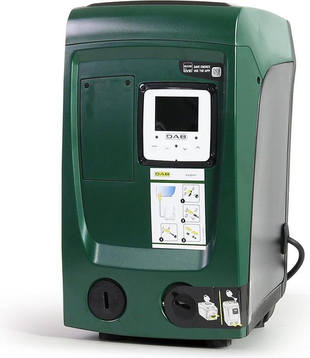 DAB e.sybox mini 3 Hauswasserwerk mit DIN-Anschluss, invertergesteuert ...
