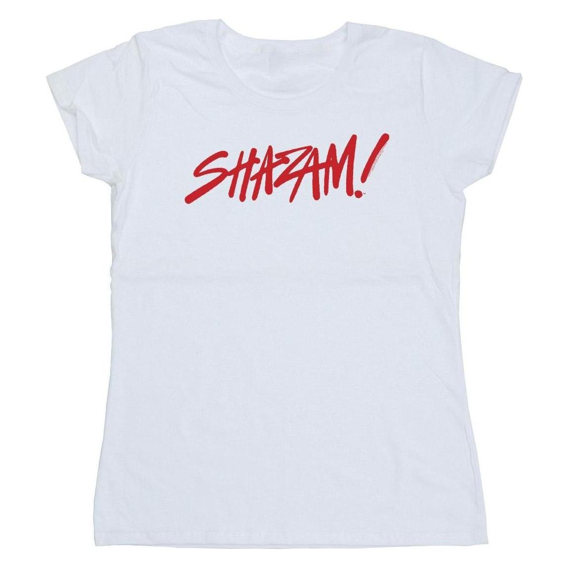 Dc Comics Shazam Woede van de Goden Spuitbus Logo Maglietta Donna - Galaxus