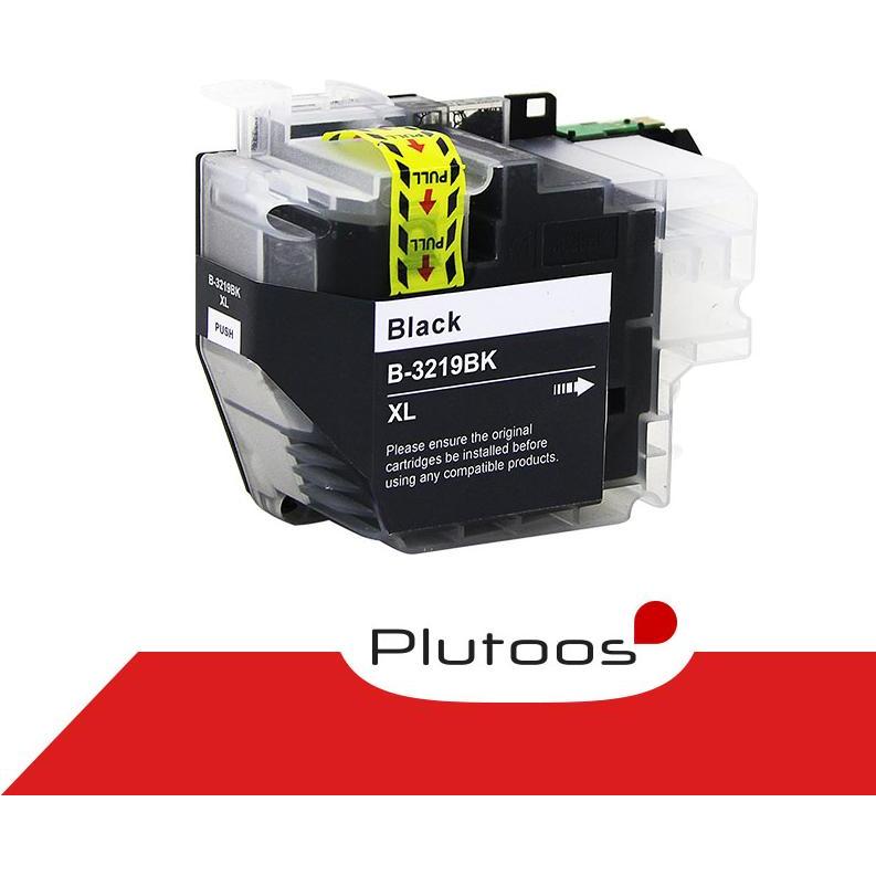 Plutoos LC-3219XL Schwarz Tintenpatrone — LC3219XLBK für Brother MFC ...