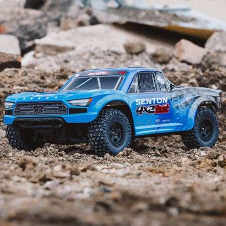 Arrma Short Course Truck Senton 4x2 Boost Mega, Blau RTR, 1:10