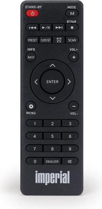 Imperial DABMAN-120BK DAB+, FM radio with BT,RC - kaufen bei Galaxus