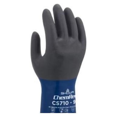 Otto Schachner Showa Nitrilhandske str. 10 - CS710 30 cm med for af ...