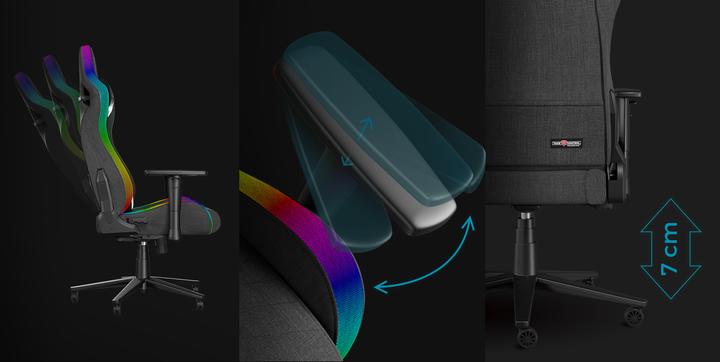 Genesis Computer chairs / desks Gaming Chair | Trit 660 RBG | Grey ...