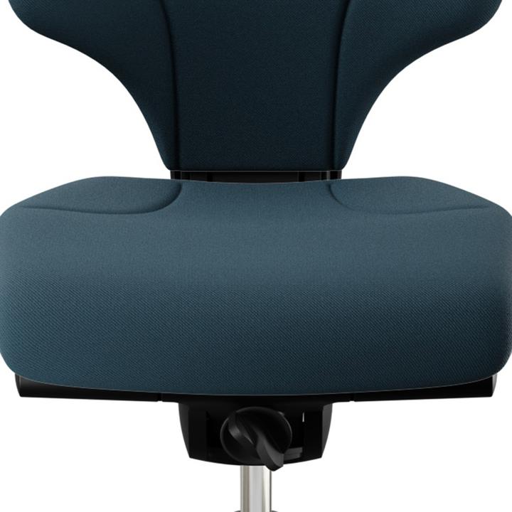 Giroflex Bürostuhl 64-3578 ohne Armlehnen, Blau/Schwarz, Neu - Digitec